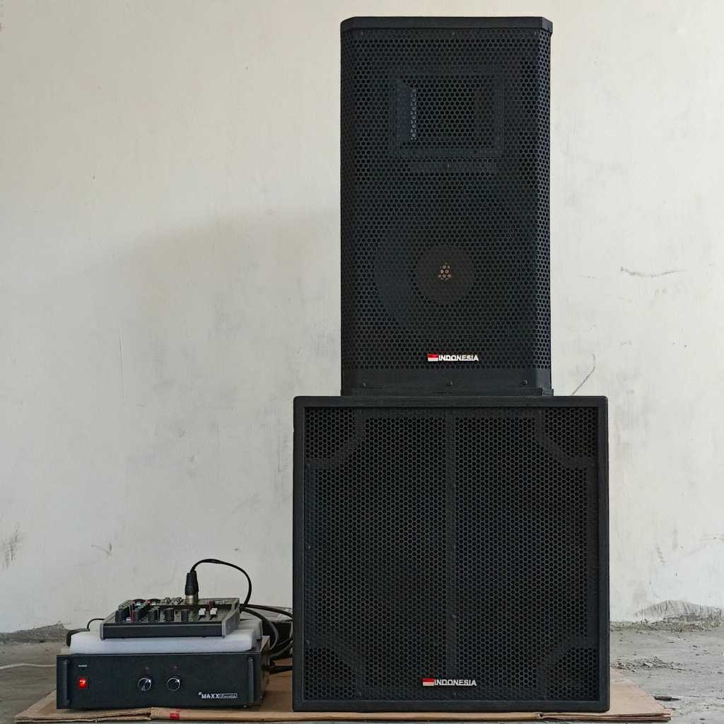 Jual Paket Sound Minimalis 15 Inchi Siap Karaoke | Shopee Indonesia
