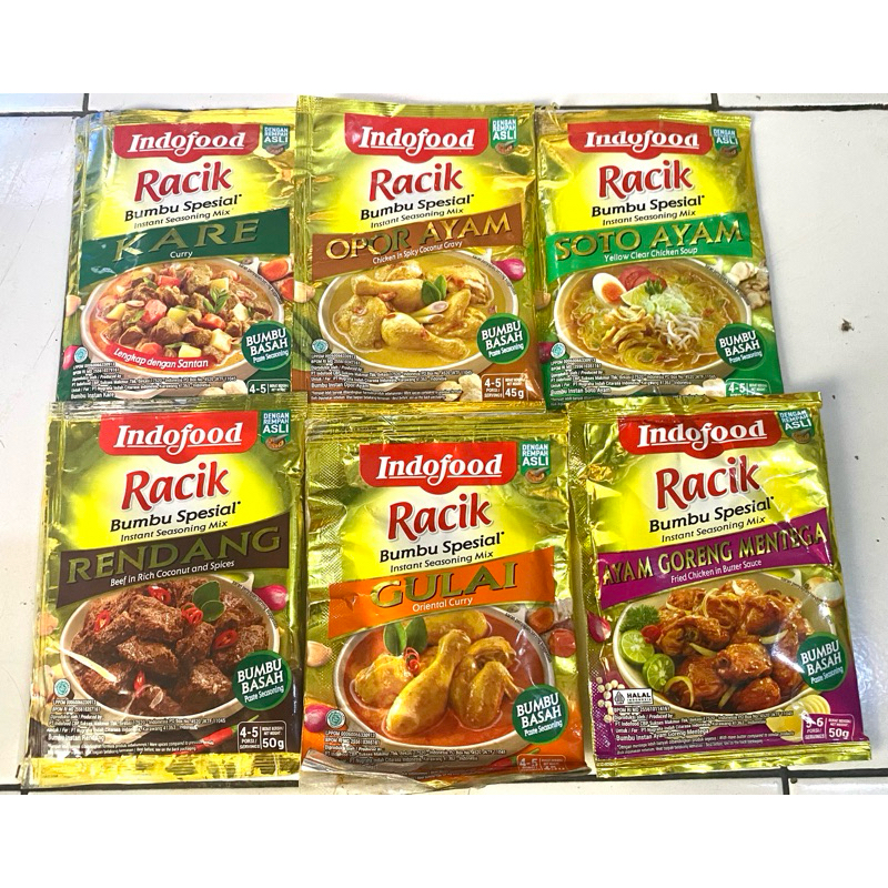 Jual BUMBU BASAH RACIK INDOFOOD KARE / GULAI / RENDANG / GULE DAGING ...