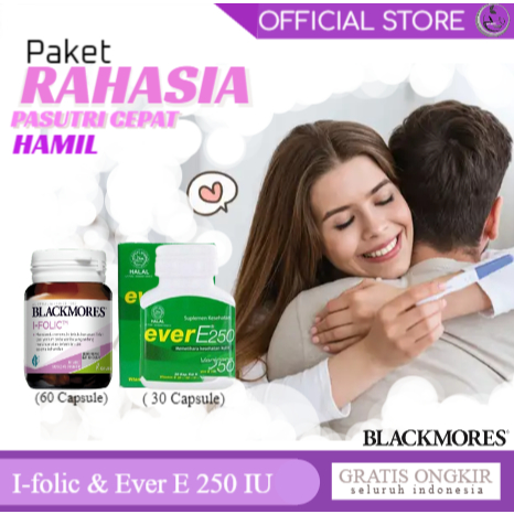 Jual PAKET PROMIL BLACKMORES I FOLIC 60 TABLET DAN EVER E 30 TABLET 2 ...