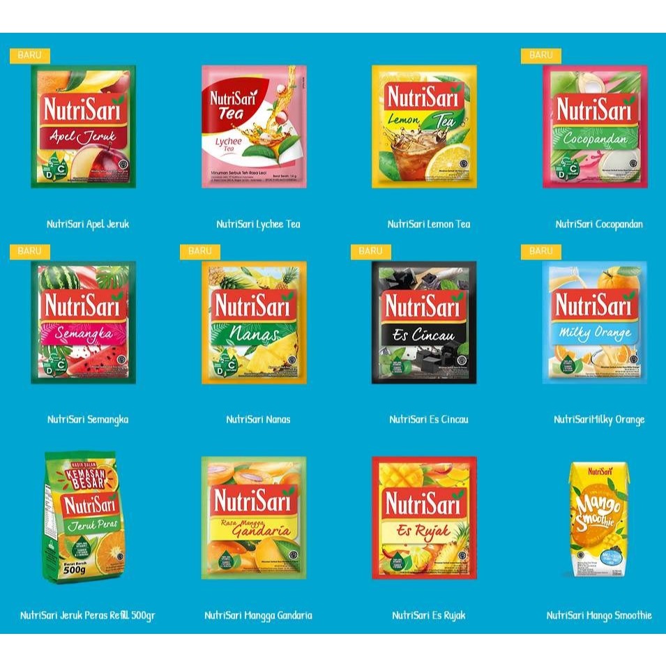 Jual NutriSari 13gr Renceng - Minuman Serbuk - Instant Powder Drink ...