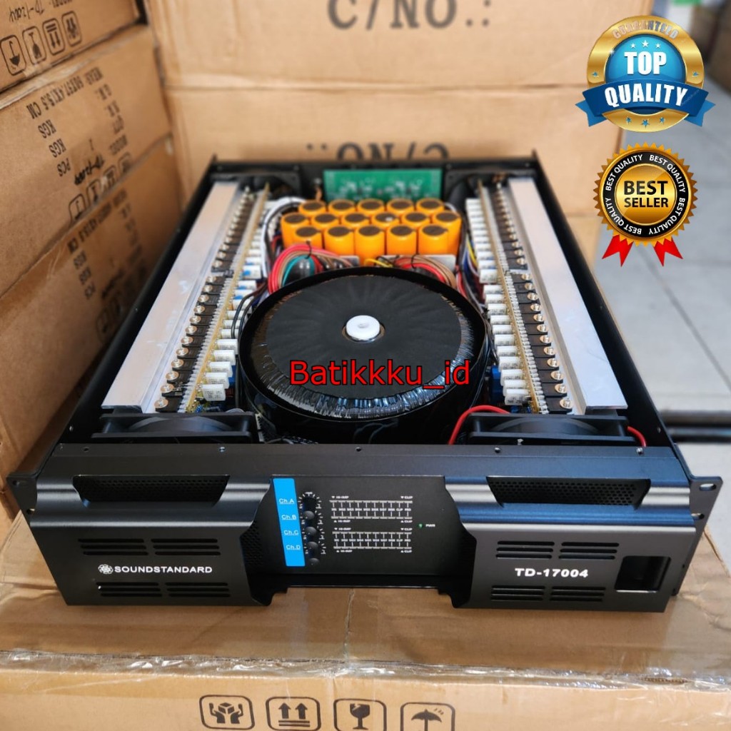 Jual Power SOUNDSTANDARD TD17004 TD 17004 4Ch 4 x 1700 Watt | Shopee ...