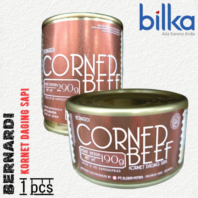 Jual BERNARDI Corned Beef (Kornet Daging Sapi) | Shopee Indonesia