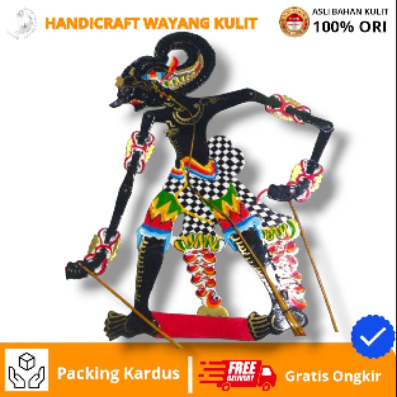 Jual HANDICRAFT WAYANG KULIT | wayang kulit sapi asli Bima/Werkudara ...