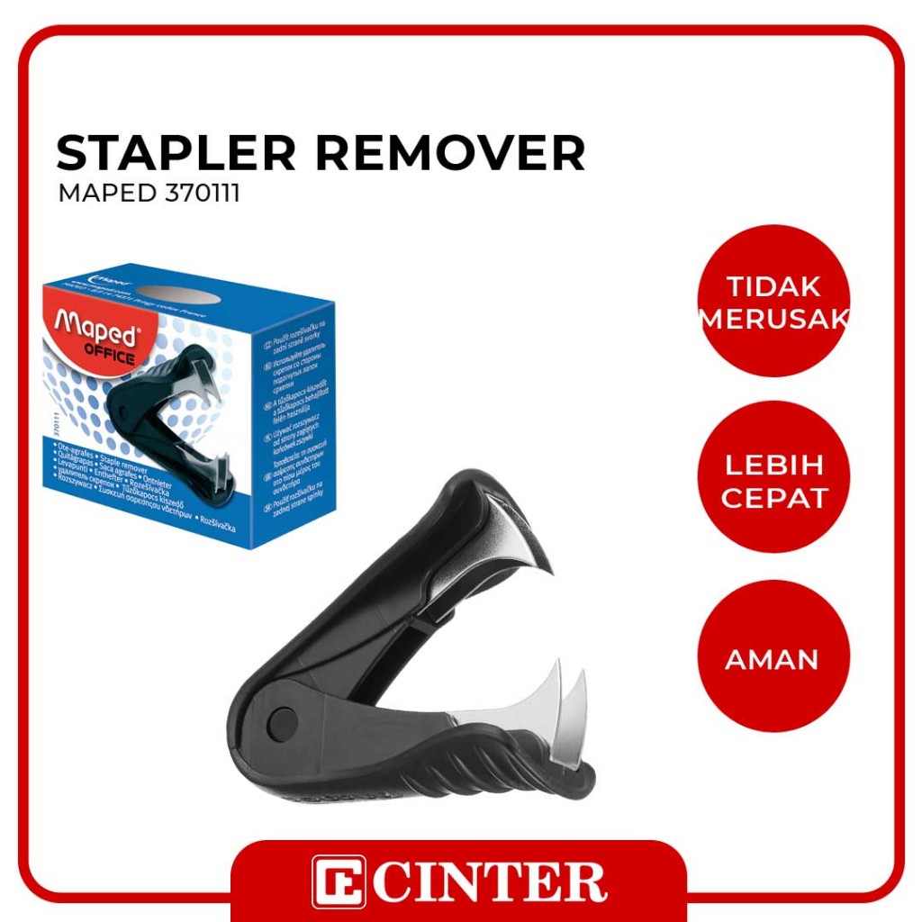 Jual MAPED - STAPLER PELEPAS / FOCUS STAPLER REMOVER 370111 | Shopee ...