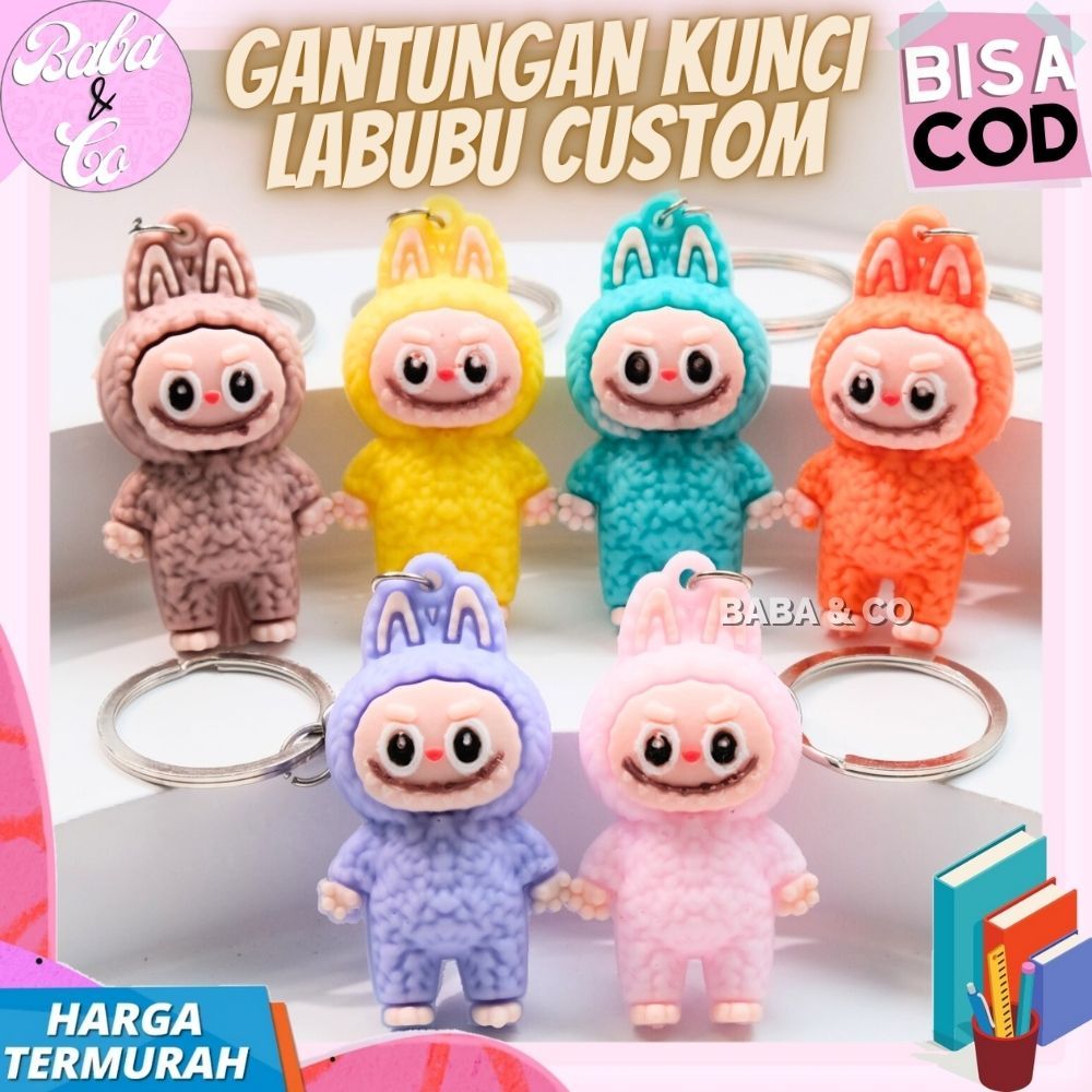 Jual GANTUNGAN KUNCI LABUBU CUSTOM LUCU UNIK KEYCHAIN LABUBU COSTUM ...