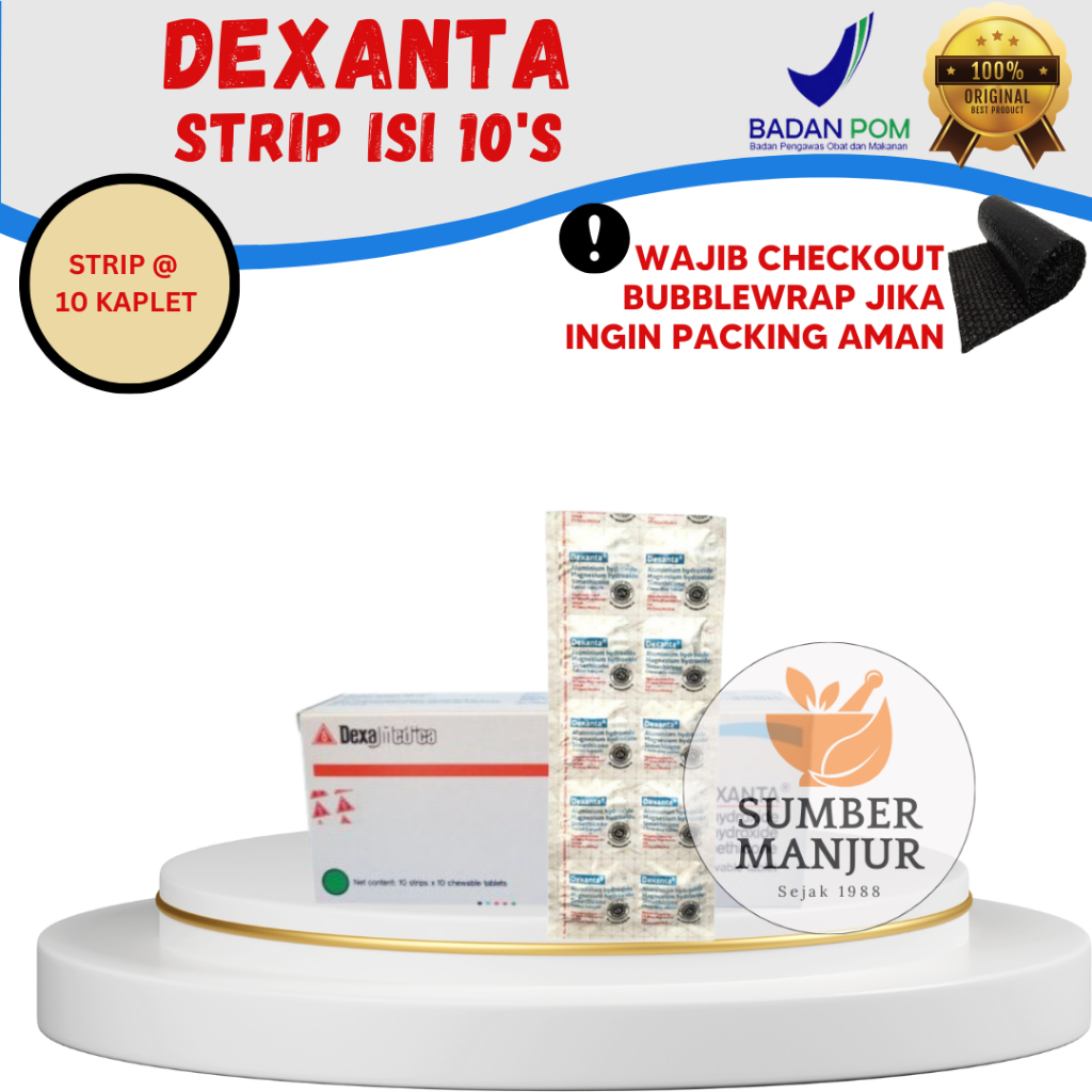 Jual DEXANTA STRIP ISI 10 TABLET | Shopee Indonesia
