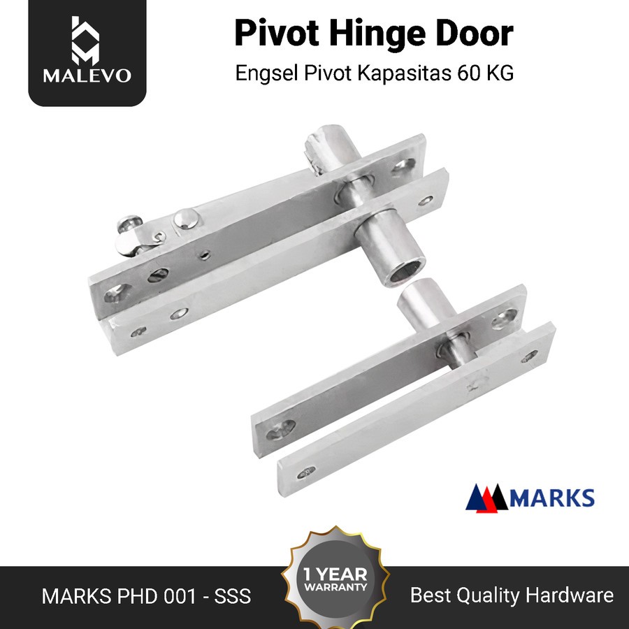 Jual Engsel Pivot MARKS Pivot Hinge Door PHD 001 - SSS | Engsel Putar ...