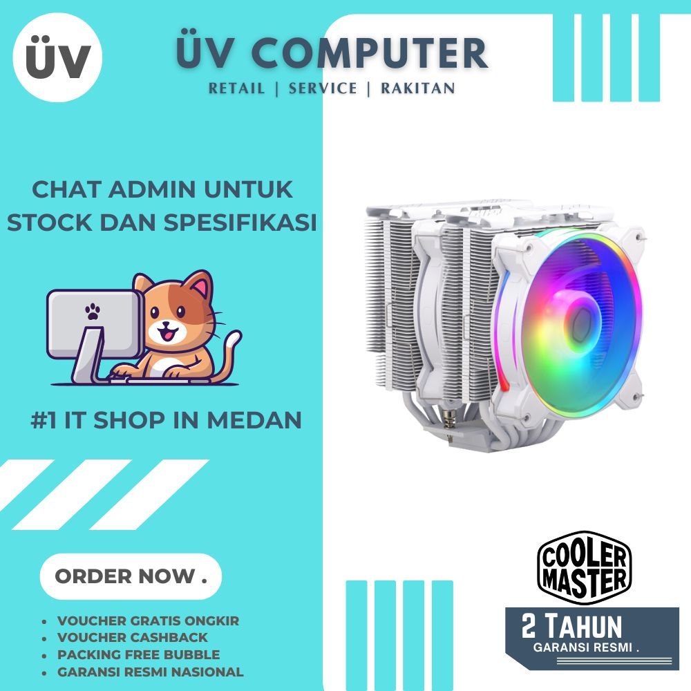Jual Heatsink CPU Cooler Fan Processor Cooler Master Hyper 622 Halo ...