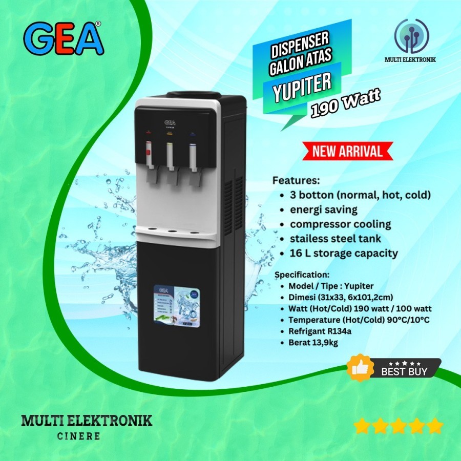 Jual DISPENSER GALON ATAS - GEA YUPITER | Shopee Indonesia