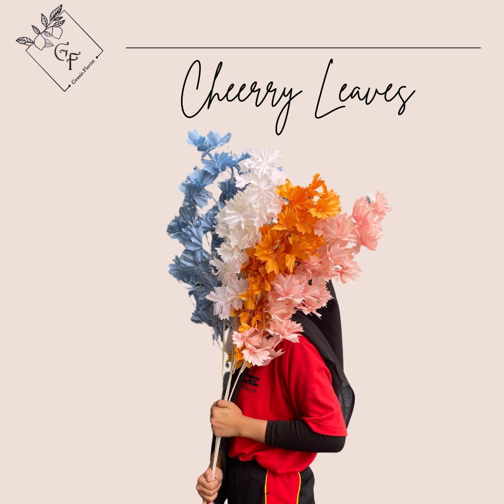 Jual TERLENGKAP CHEERRY LEAVES ARTIFICIAL CHERRY BLOSSOM BUNGA DEKORASI ...