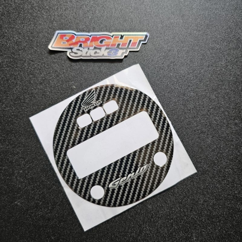 Jual Sticker Stiker Emblem Spidometer Genio Timbul | Shopee Indonesia