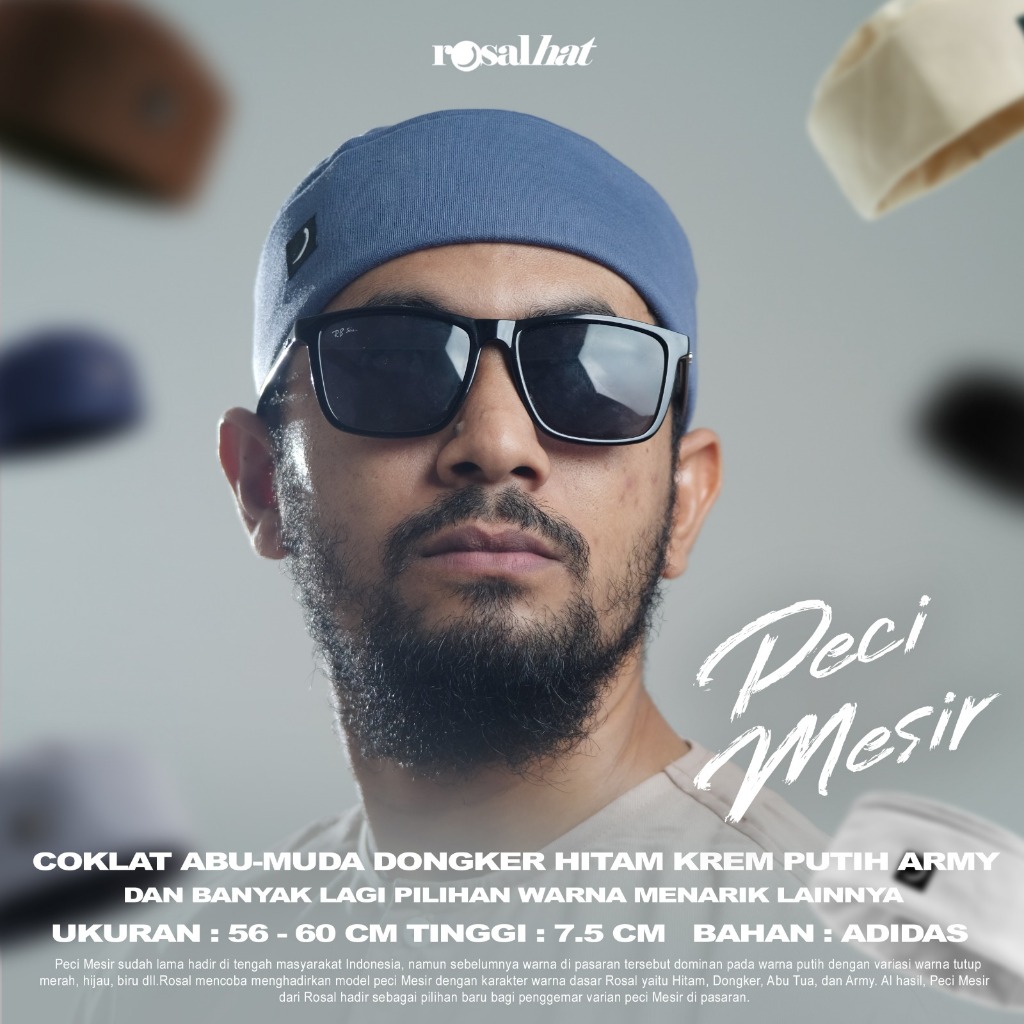 Jual PECI Kopiah Sholat Shalat - Peci Mesir Lipat | Shopee Indonesia