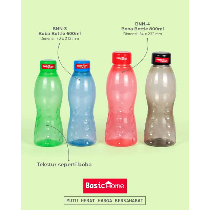 Jual Basic Home Lion Star Boba Bottle 600ml BPA Free Botol Air Minum | Shopee Indonesia