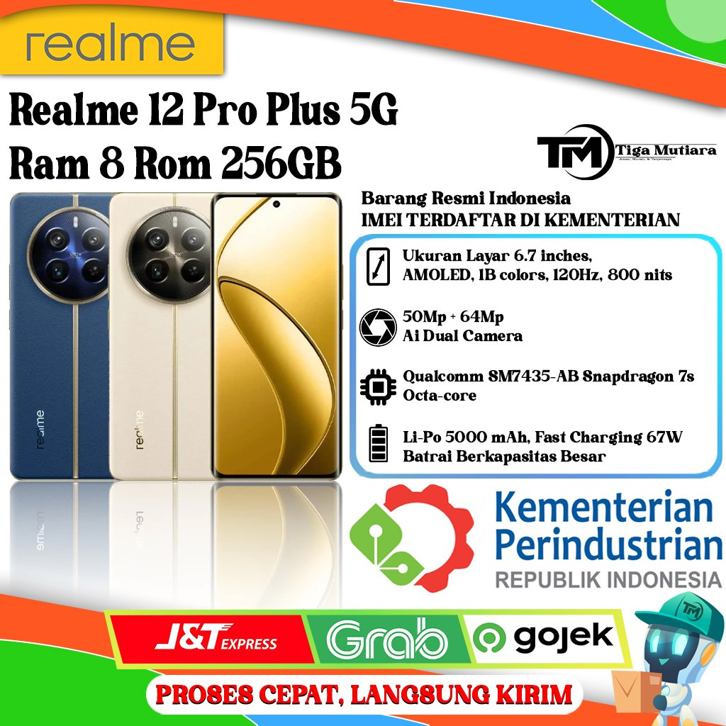 Jual Realme 12 Pro Plus 5G Ram 8/256GB | Ram 12/512GB | Shopee Indonesia