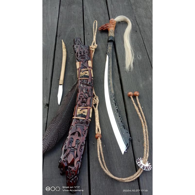 Jual Mandau Jimpul Asli Khas Dayak Kalimantan | Murah Berkualitas ...