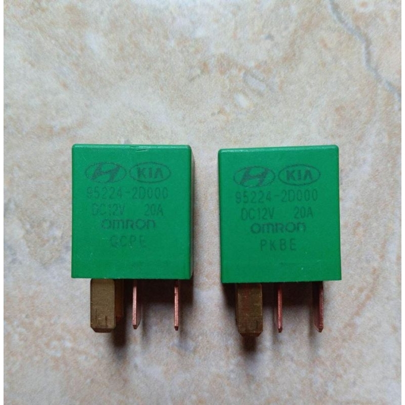 Jual 95224 - 2D000 12V 20A Relay Rellay Hijau Omron Hyundai KIA ...