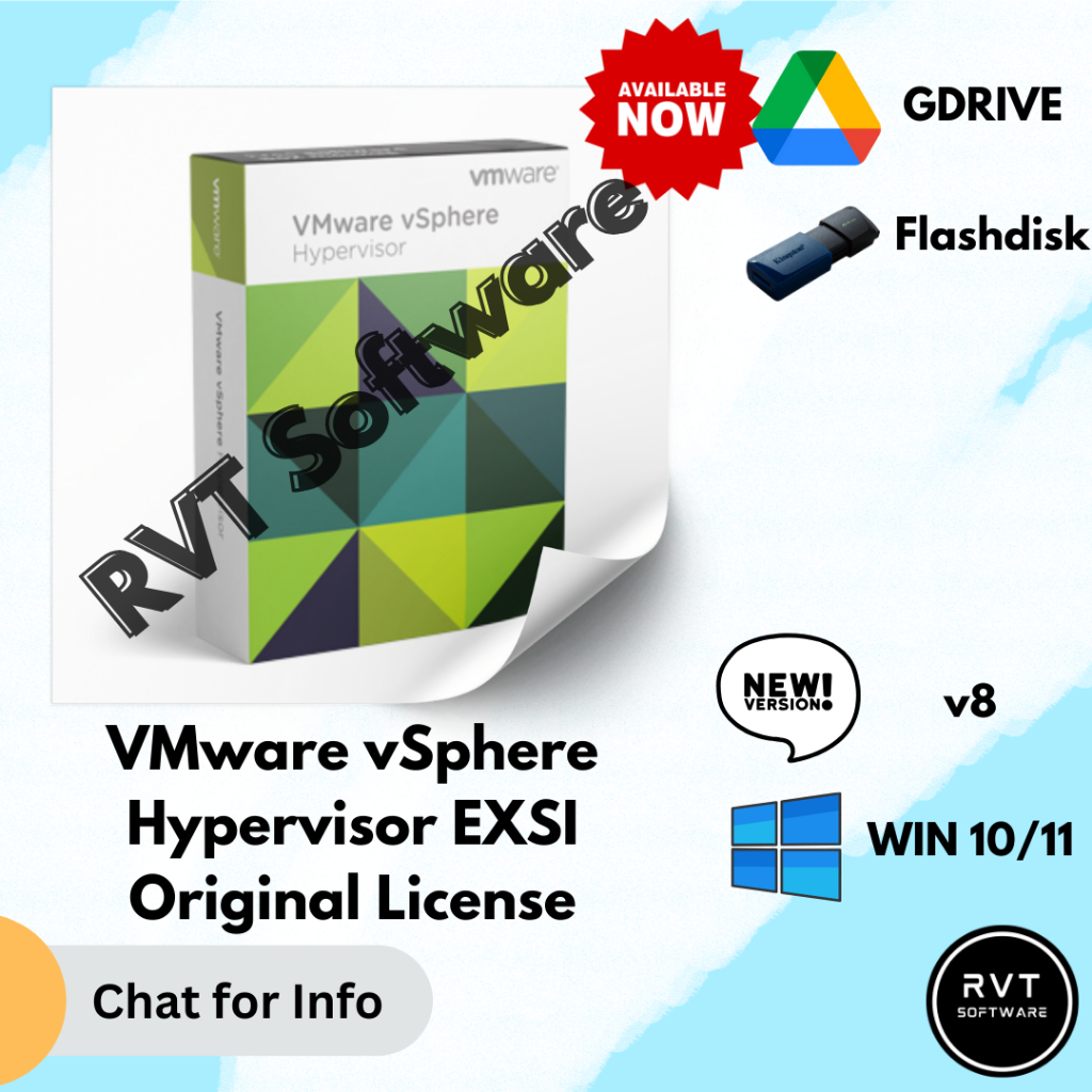 Jual VMware VSphere 8 Hypervisor EXSI Original License Lifetime ...
