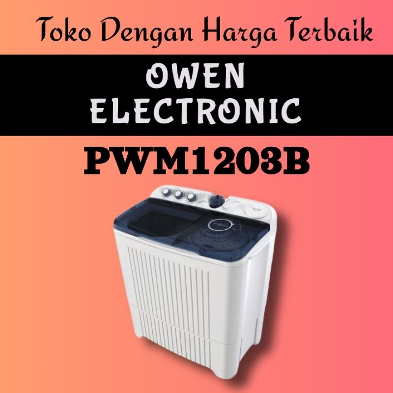 Jual POLYTRON MESIN CUCI 12 Kg 2 TABUNG SEMI AUTO WASHER PWM1203B ...