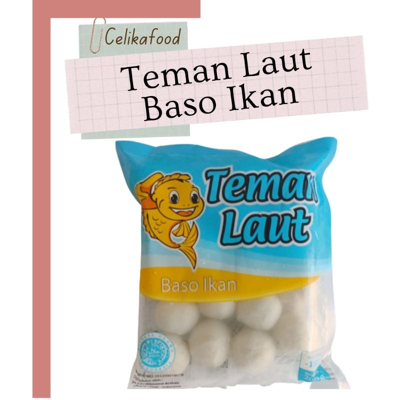 Jual Teman Laut Baso Ikan 200gr Bakso Fish Meatball Frozen Food Instan ...