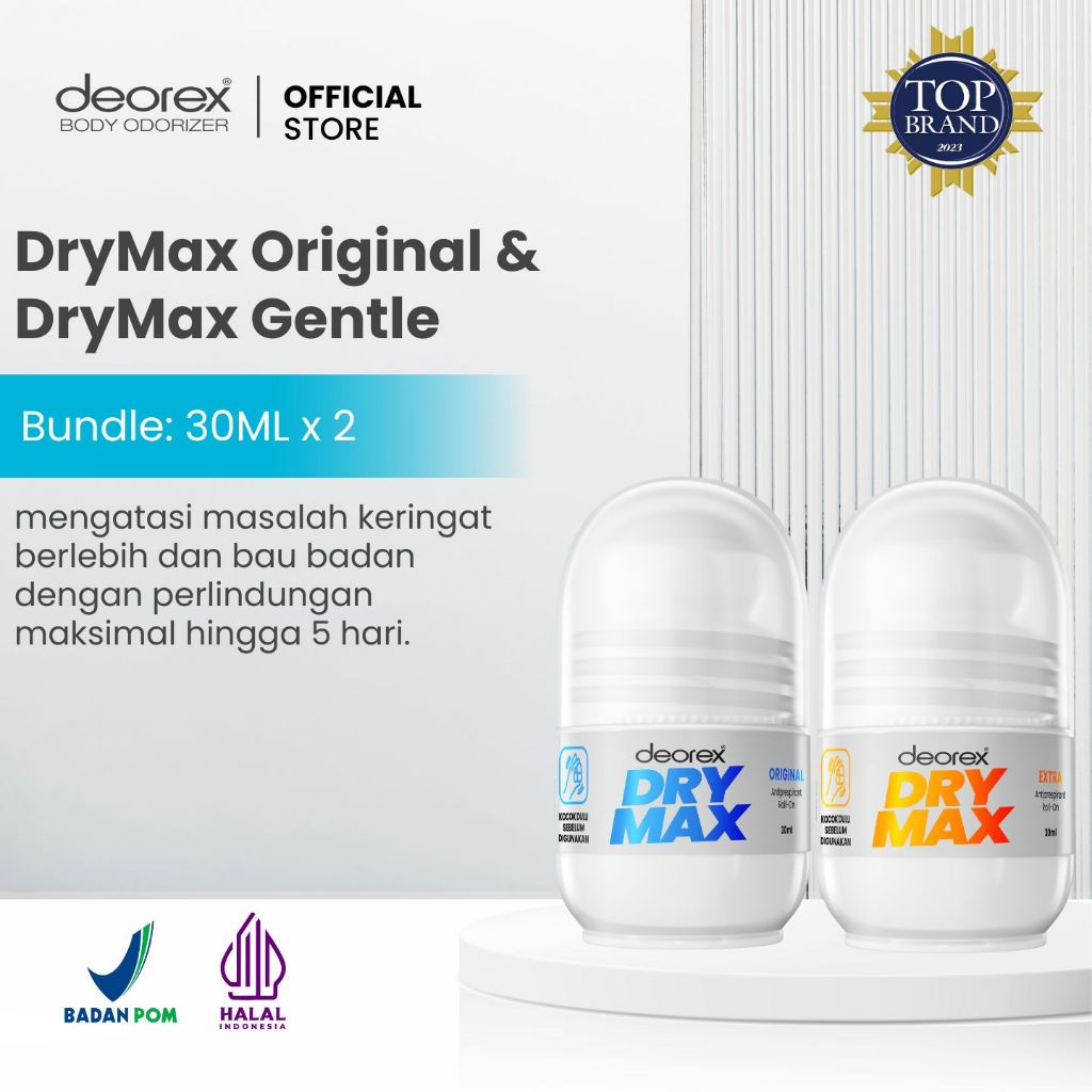 Jual [Bundling 2pcs Max Power] Deorex DryMax Original dan DryMax Extra ...