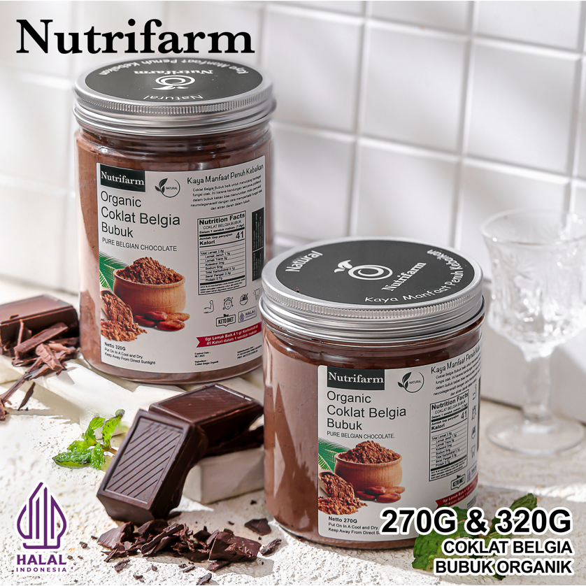 Jual NUTRIFARM DARK CHOCOLATE POWDER 270G | Shopee Indonesia