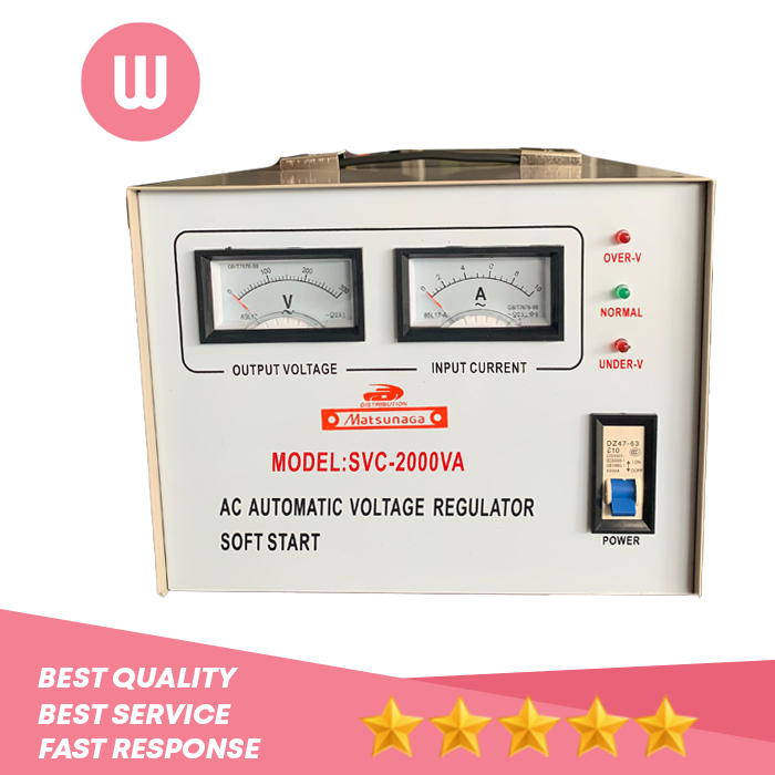 Jual Stavolt SVC 2000W Matsunaga / Stabilizer SVC 2000VA MTS / 2000 Watt | Shopee Indonesia