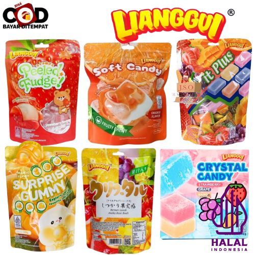 Jual [ JSO ] Lianggui Halal Permen Jelly Lunak Peeled Fudge Surprise ...