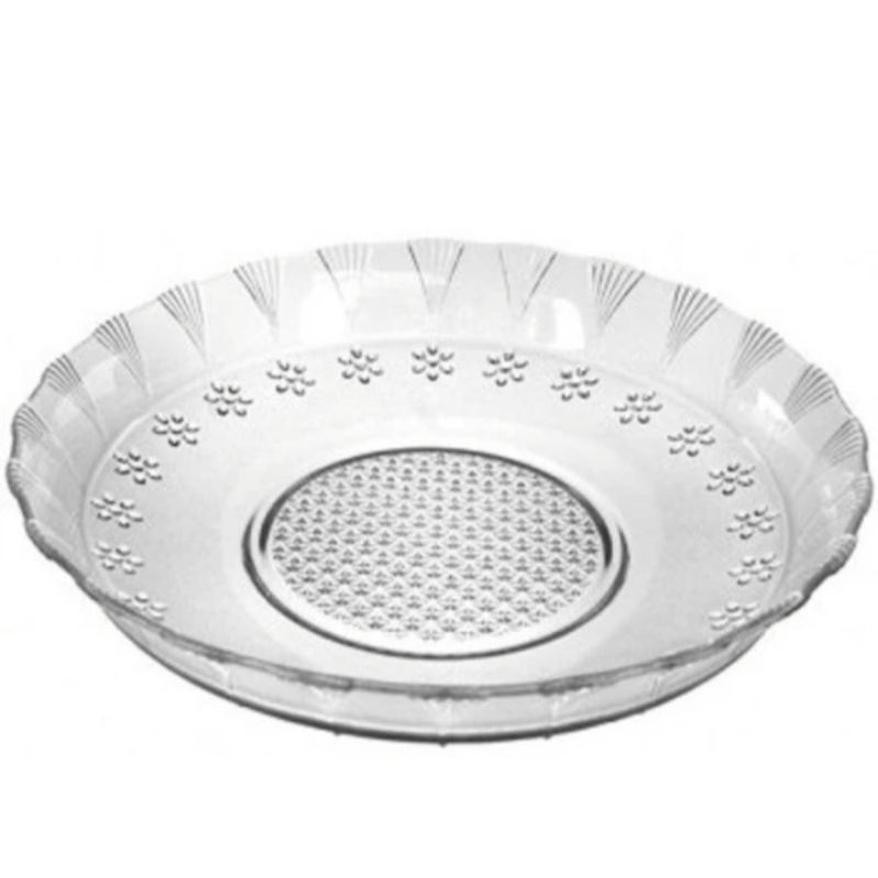 Jual Piring Saji Kaca Besar SK-3000 Wadah Makanan Buah Diameter 30cm ...