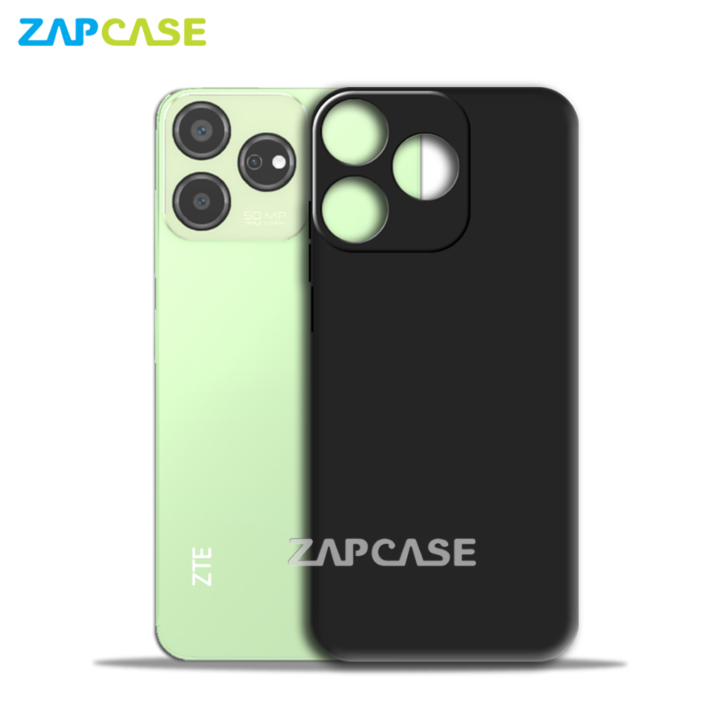 Jual Case ZTE Blade V50 Design Black Matte Premium Soft Case Casing ...