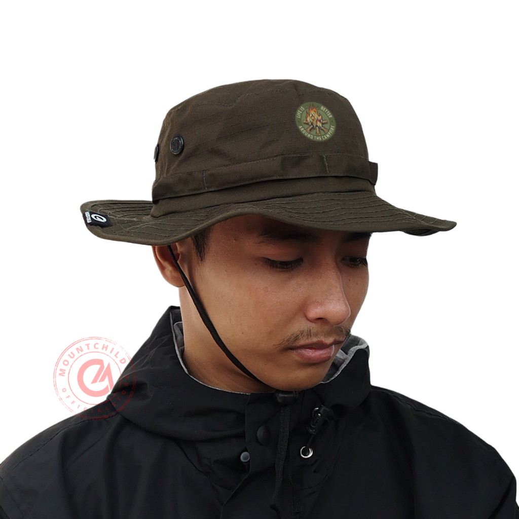 Jual MOUNTCHILD Topi Rimba Outdoor Jungle Hat Pria Wanita Dewasa ...