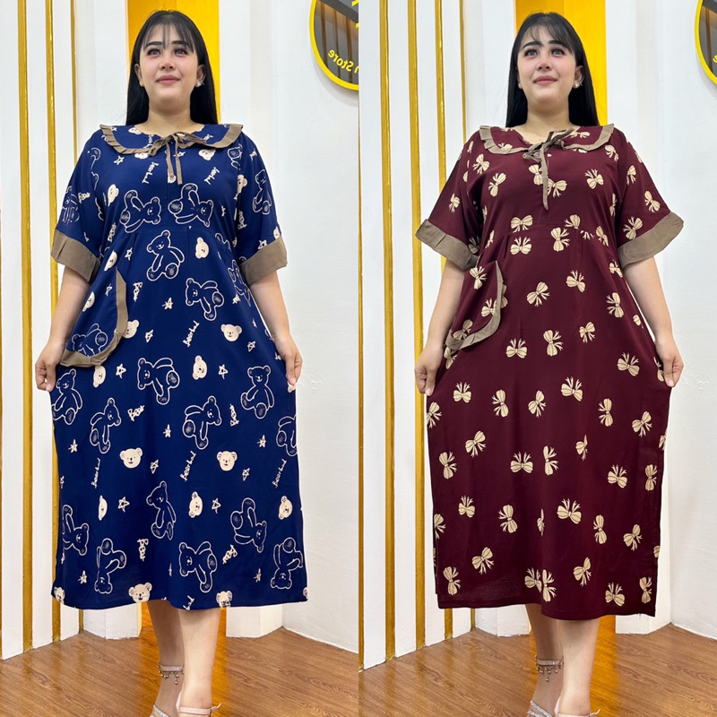 Jual Quella fashion store daster pitaloka ld 120 bahan rayon premium ...