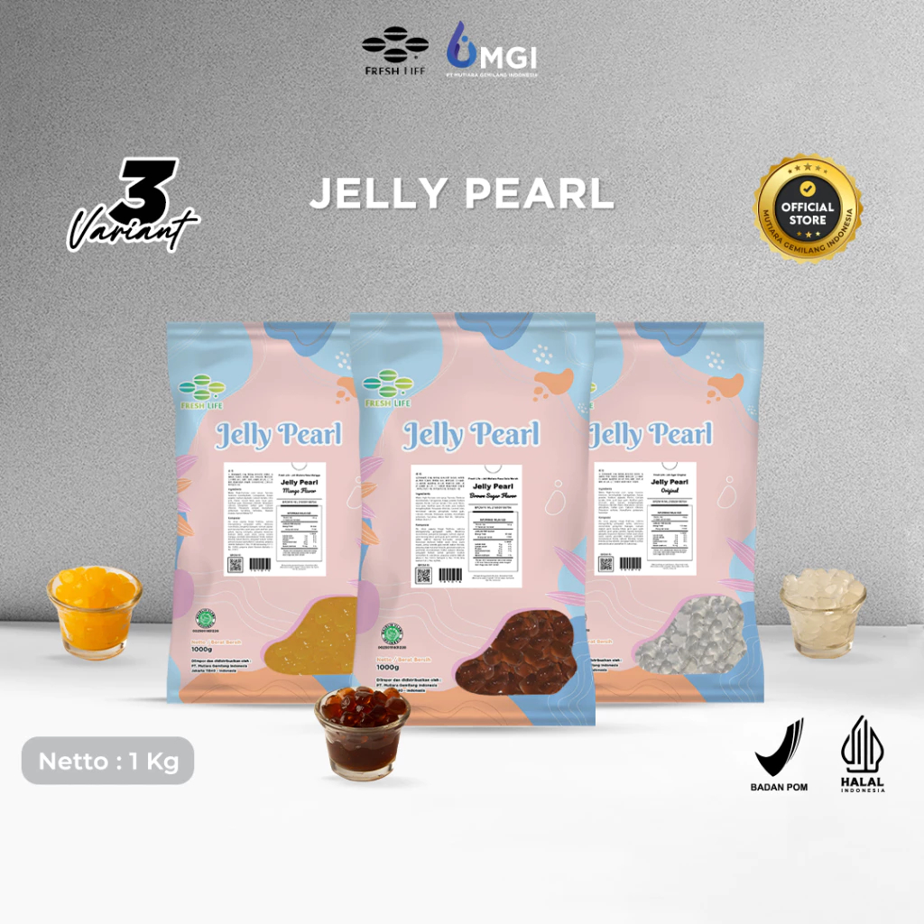 Jual MGI BALI - Fresh Life Jelly Pearl Original 1 Kg Topping Minuman ...