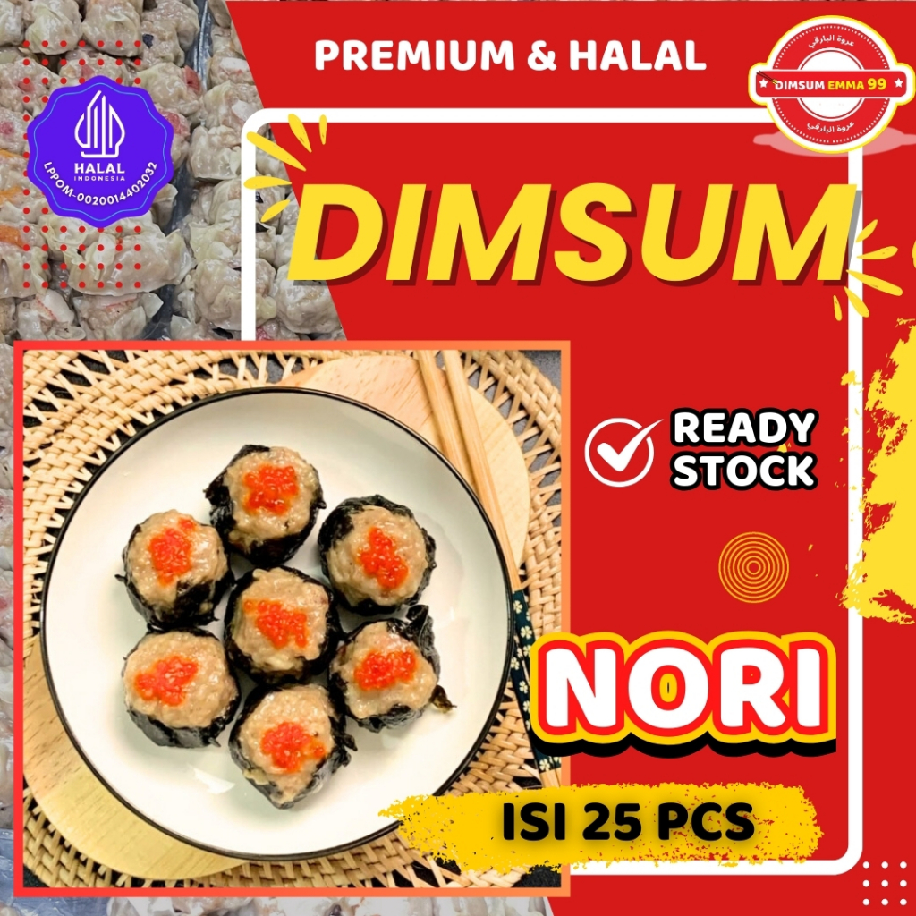 Jual Dimsum Nori Topping Tobiko Frozen Food Isi 25 Pcs Premium Free ...