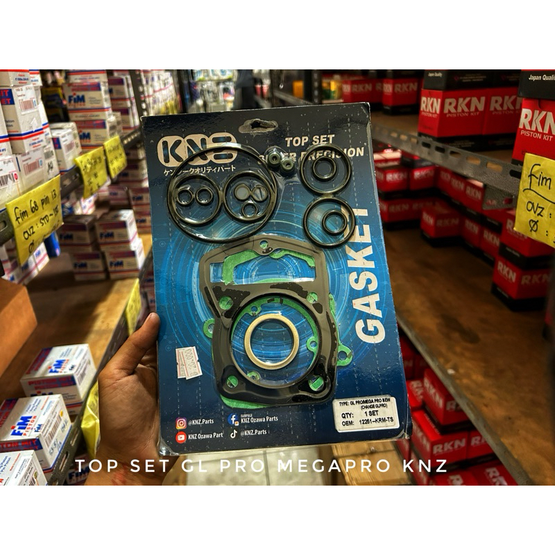 Jual PAKING KNZ GASKET TOP SET GLPRO MEGAPRO NEW PRIMUS KRM- BOYRENK RACING CONCEPT | Shopee ...