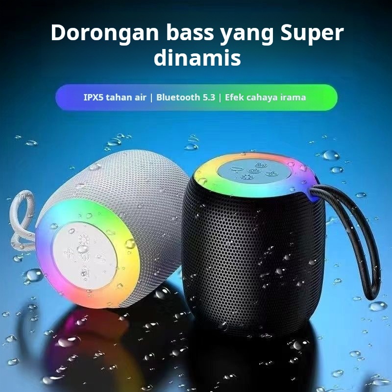Jual Speaker Musik Subwoofer Ganda W Lampu LED RGB Lampu LED | Shopee ...