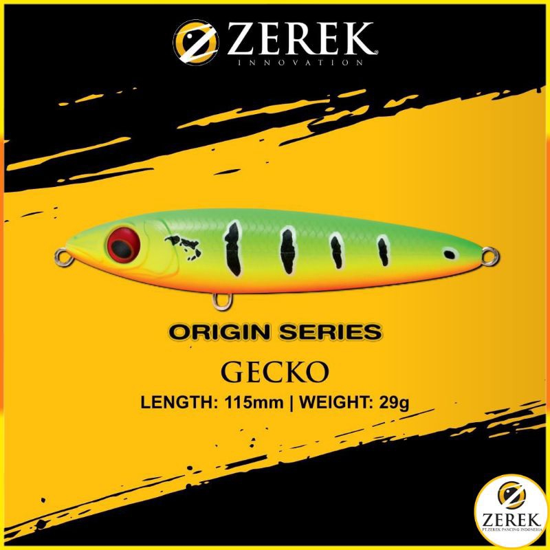 Jual LURE ZEREK GECKO 115MM/29G TOP WATER | CASTING | WTD | MINNOW ...