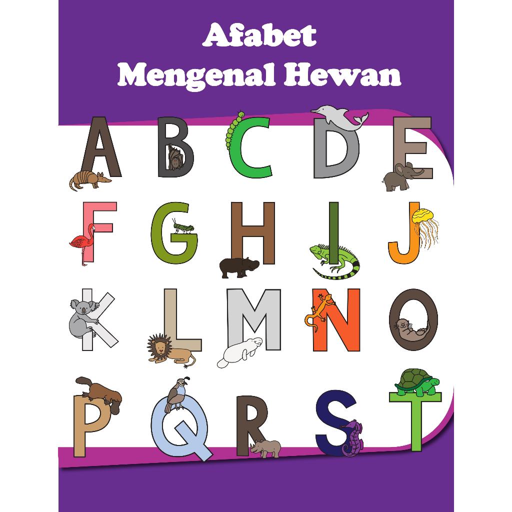 Jual Hard Copy Worksheet Alphabet Hewan | Shopee Indonesia