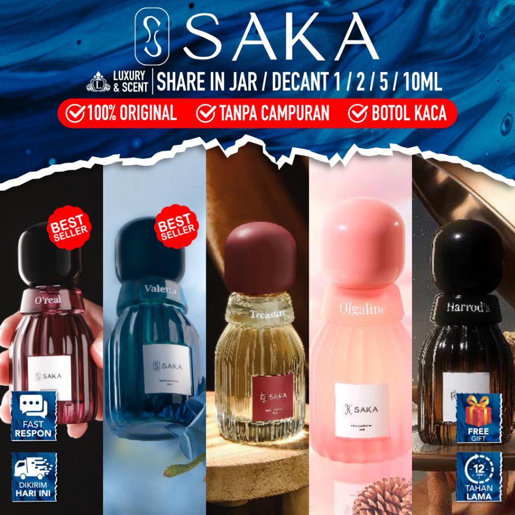 Jual SAKA PARFUME DECANT (SHARE IN JAR) O'real Sweet Vanilla Travel ...