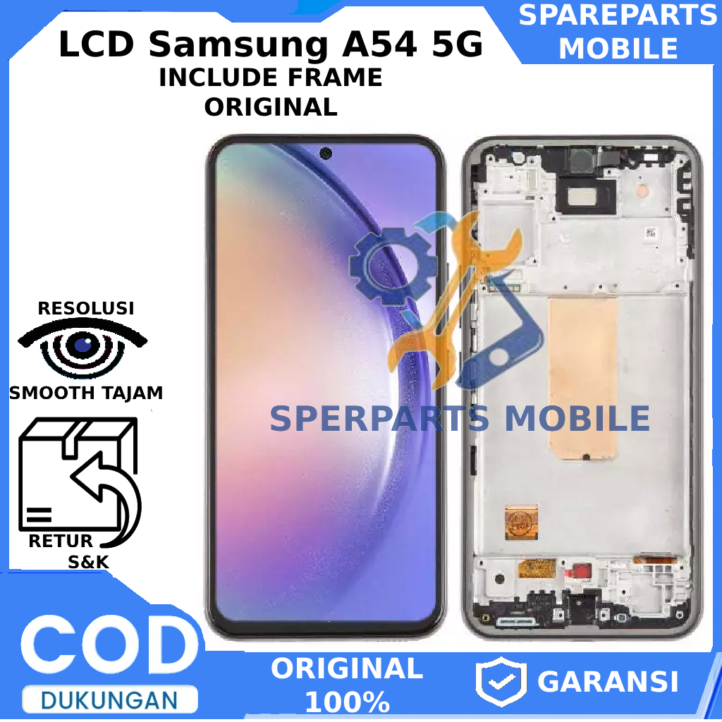Jual LCD TOUCHSCREEN SAMSUNG A54 5G plus frame Fullset Touchscreen ...