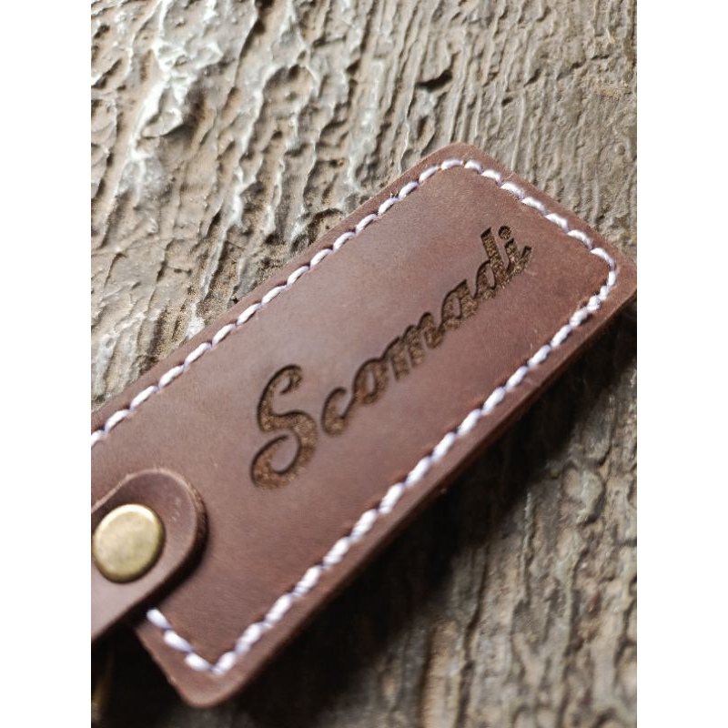 Jual gantungan kunci kulit asli scomadi | Shopee Indonesia