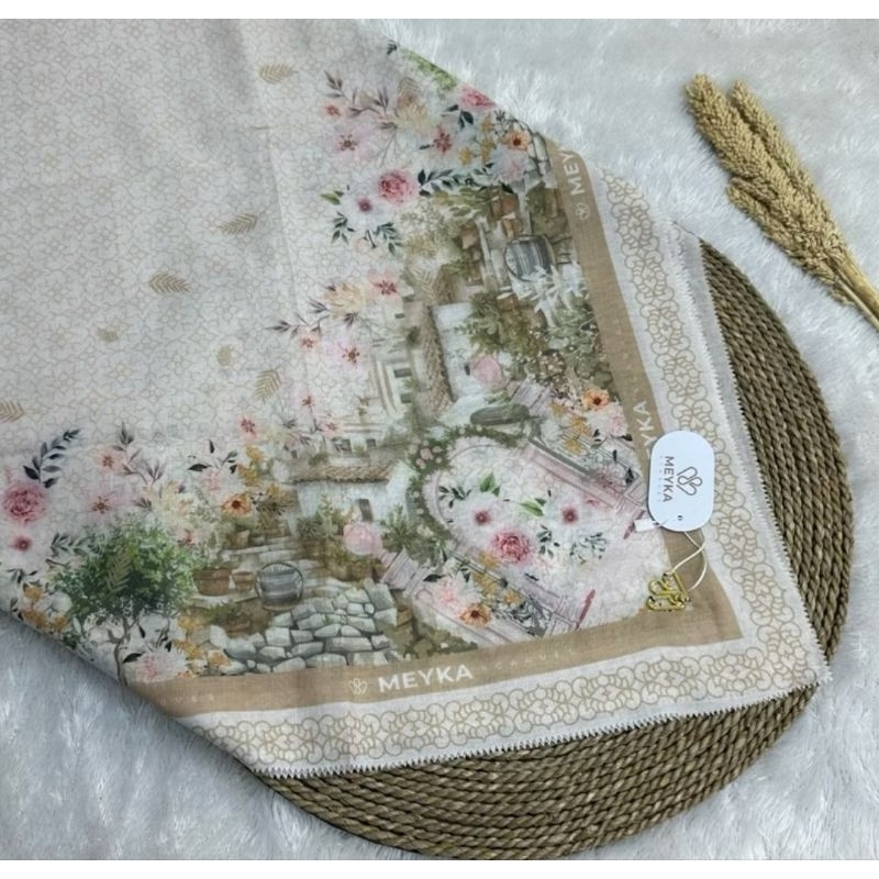 Jual Meyka Scarves & Shafa scarves hijab voal motif sublim premium ...