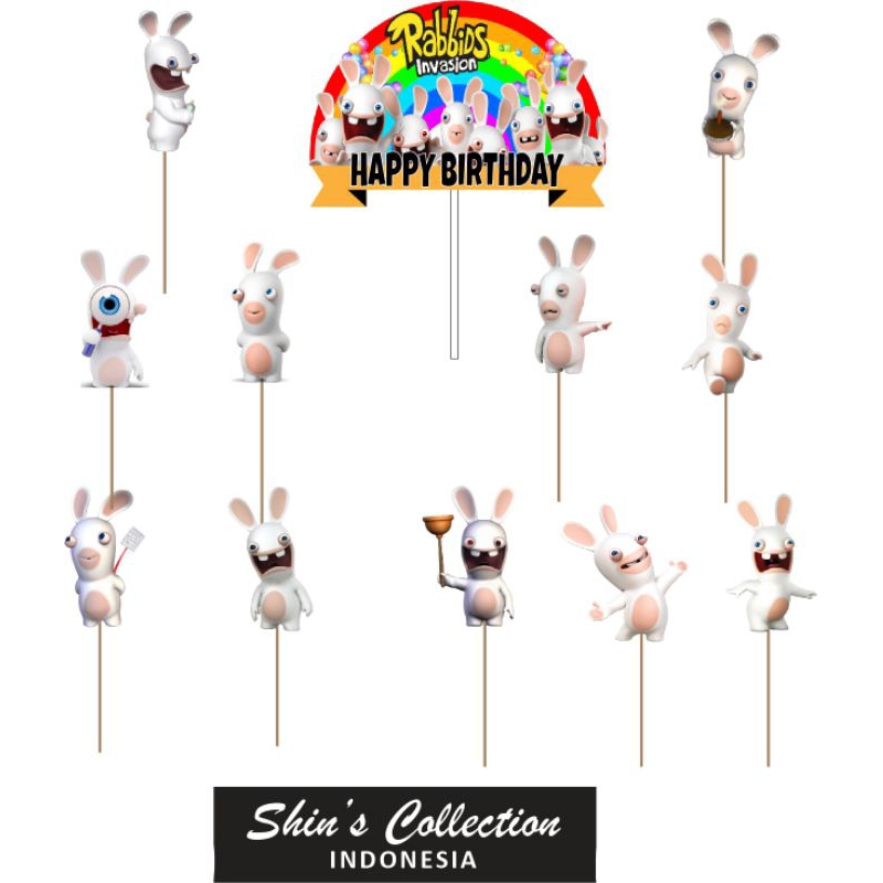 Jual Cake topper Rabbit Invasion | Shopee Indonesia