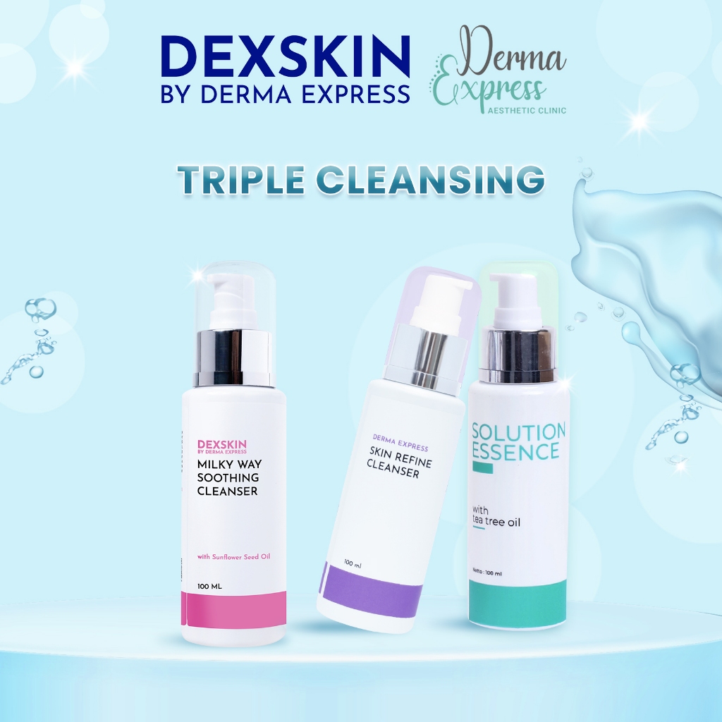 Jual DERMA EXPRESS Triple Cleansing | Shopee Indonesia