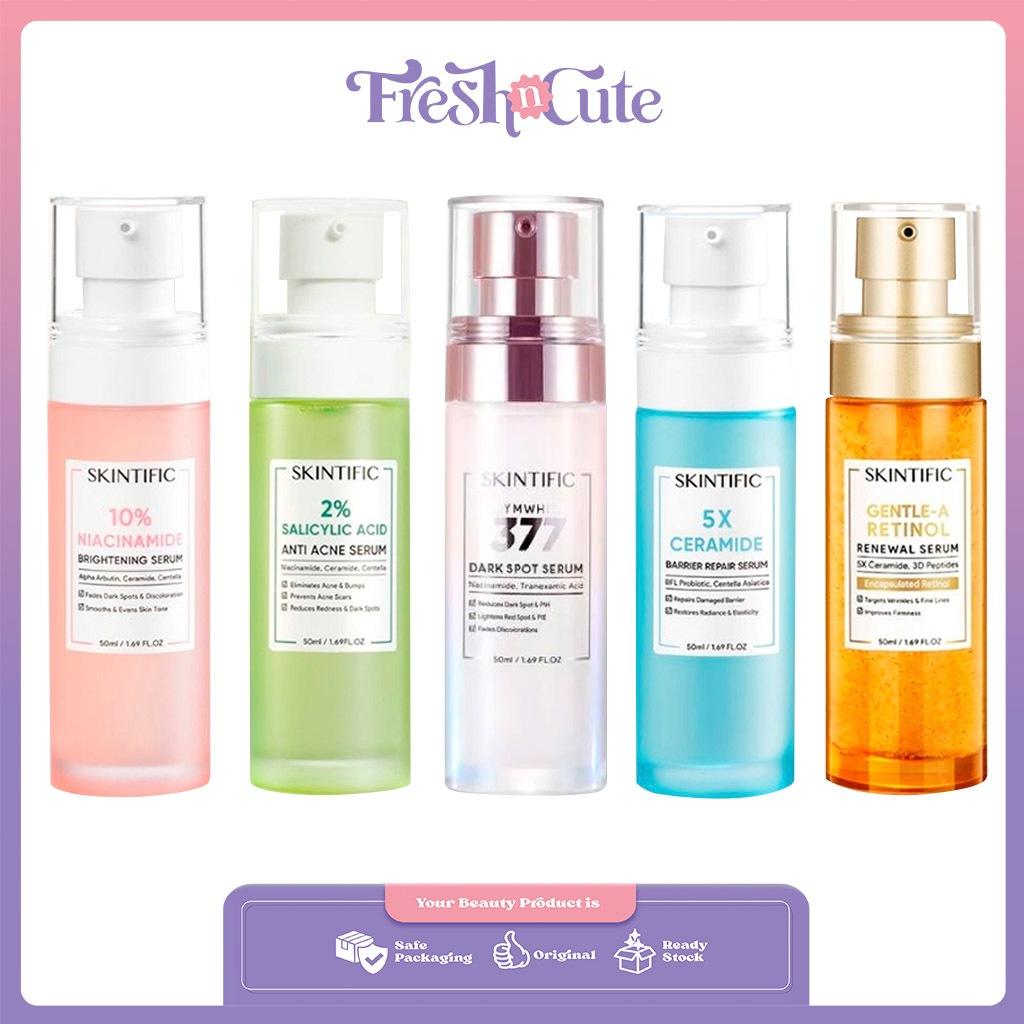 Jual SKINTIFIC - 2% Salicylic Acid Acne Serum || 10% Niacimide ...