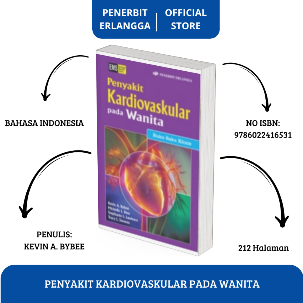 Jual [Erlangga Official] Penyakit Kardiovaskular Pada Wanita - Kevin A ...