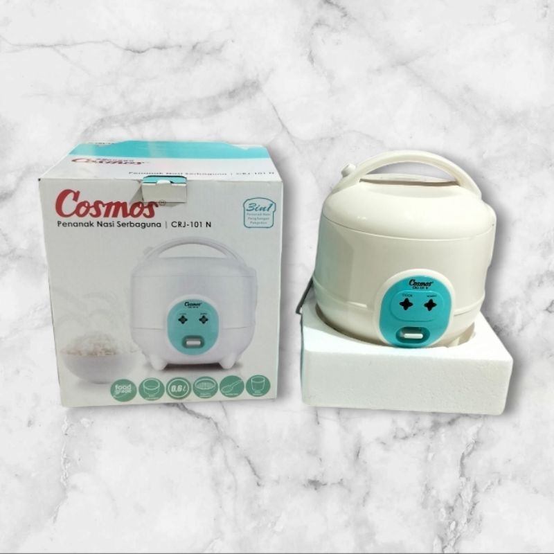 Jual Cosmos Rice Cooker Mini 0.6 Liter 3in1 CRJ 101N - Mejikom Kecil ...