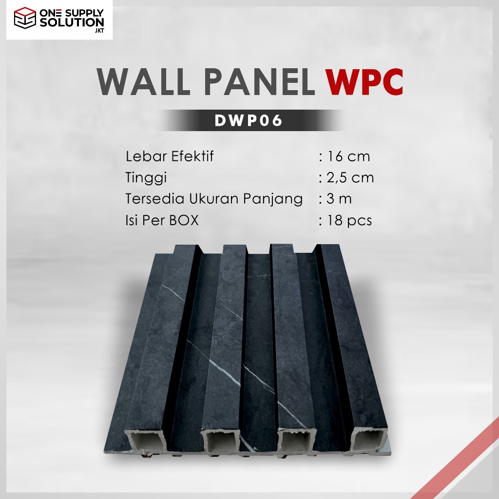 Jual WALL PANNEL PVC 4 LINE / WPC DWP-06 / DEKORASI DINDING / eco ...