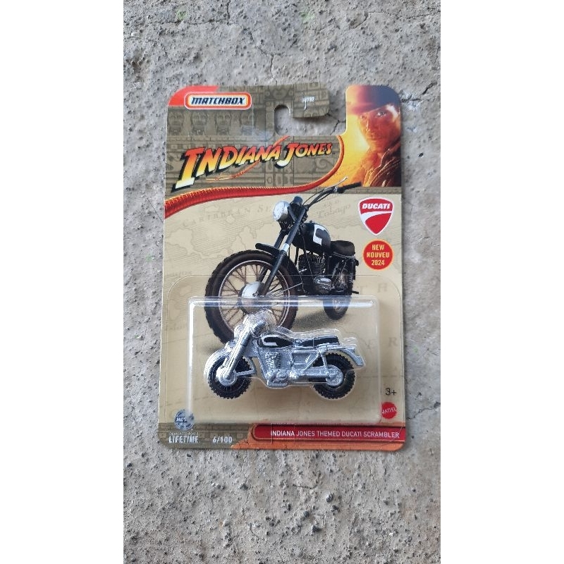 Jual Matchbox Ducati Scrambler Indiana Jones | Shopee Indonesia