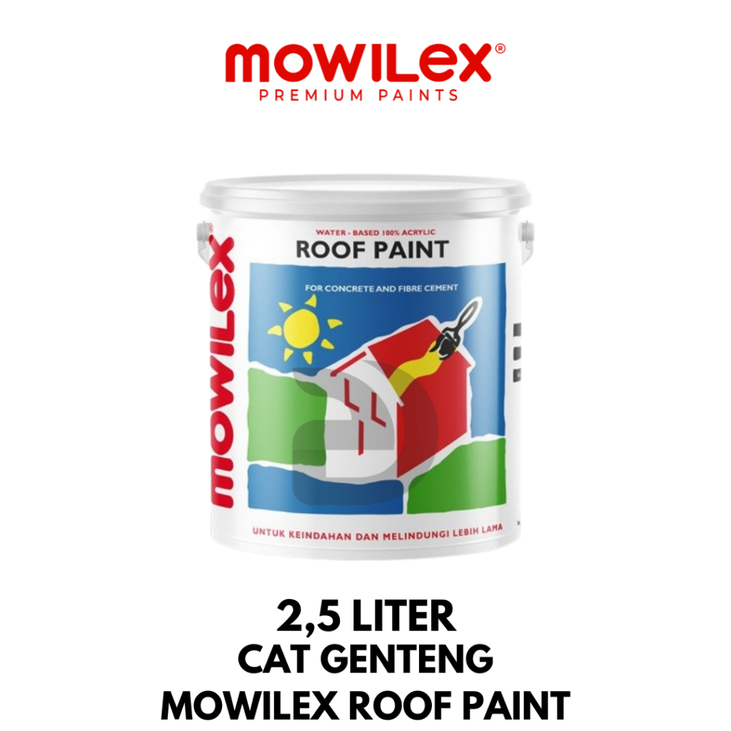 Jual Cat Atap Genteng Mowilex Roof Paint Galon 2,5 Liter | Shopee Indonesia