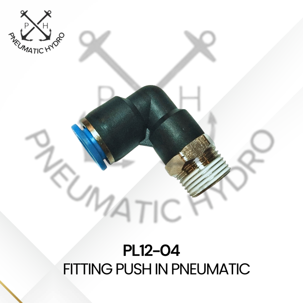 Jual Fitting push in pneumatic ELBOW PL12-04 | Shopee Indonesia
